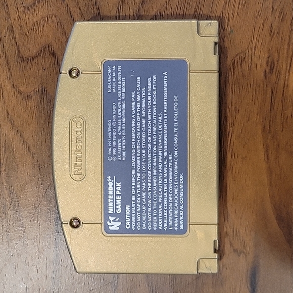 Nintendo | Video Games & Consoles | Vintage N64 Holographic Gold Zelda ...